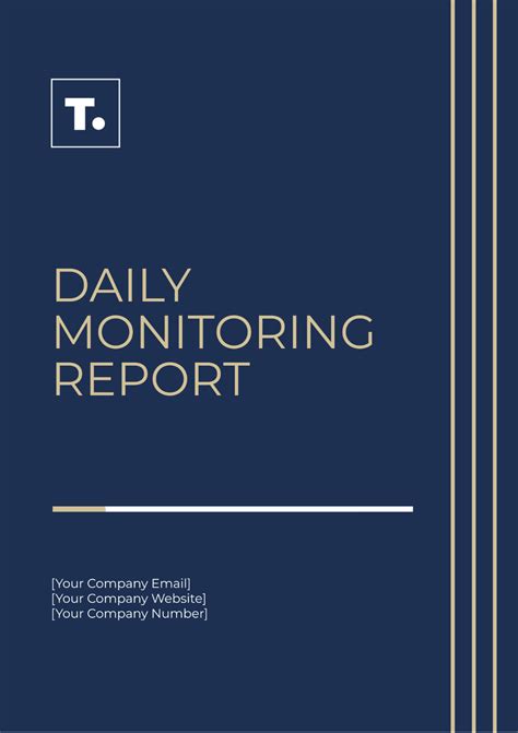Free Daily Monitoring Report Template To Edit Online