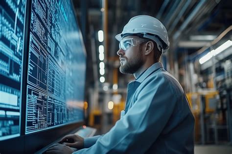 Engineers Collaborating On Scada Control System Monitoring And Managing Industrial Processes