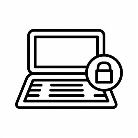 Web Security Computer Technology Secure Laptop Icon Download On Iconfinder