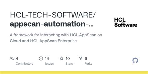 github hcl tech software appscan automation framework a framework for interacting with hcl
