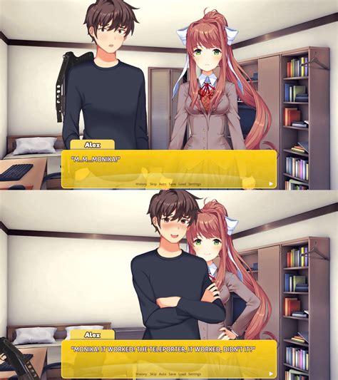 Alexs Tip Of The Day Never Ever Stand Between Monika And Her Player