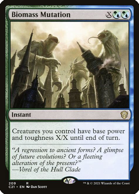 Biomass Mutation · Commander 2021 C21 209 · Scryfall Magic The