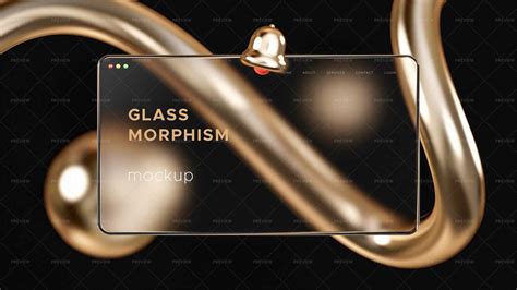 5 Glassmorphism Web Template Graphics Motion Array