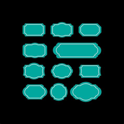 Premium Vector Eleven Simple And Cool Textbox Designs Suitable For Editing And Other Materials