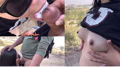filipina zum wandern ausgetrickst endete in der Öffentlichkeit blankziehen und sperma im mund