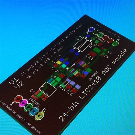 Insta Arduino Arduino LTC2410 24bit ADC Module Ready For Pcb