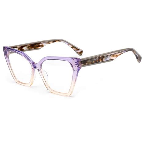 F2652 Butterfly Shape Big Oversized Acetate Women Eyeglasses Frames