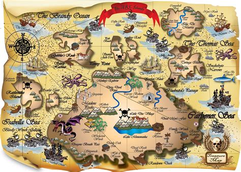 Free Printable Pirate Treasure Map Printable Templates Free