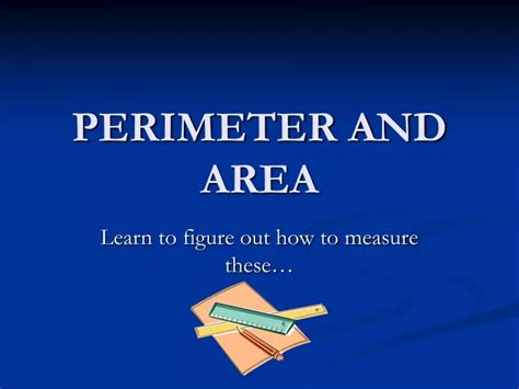 PPT PERIMETER AND AREA PowerPoint Presentation Free Download ID
