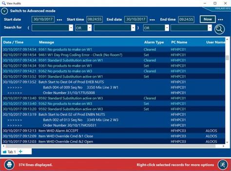 Audits Viewing Improved