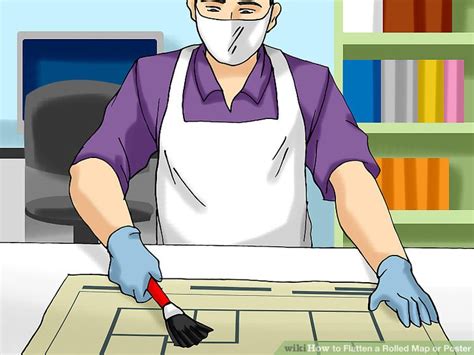 Ways To Flatten A Rolled Map Or Poster WikiHow