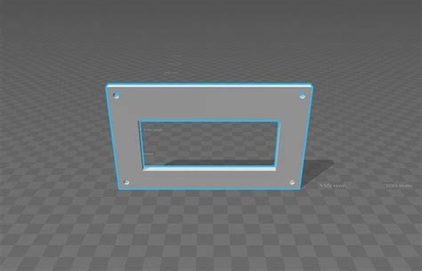 3d Printed 4 X 20 Characters Lcd Front Bezel By Зоран Николић Pinshape