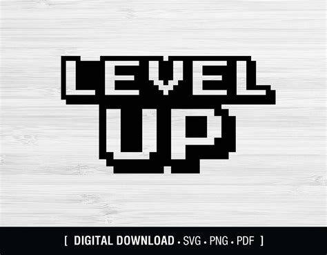 Level Up Svg Gaming Svg Gamer Svg Birthday Digital Download Etsy