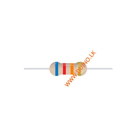 62K Ohm 1/4W 62K 5% Carbon Film Resistor 10PCS - Duinolk | The Biggest ...