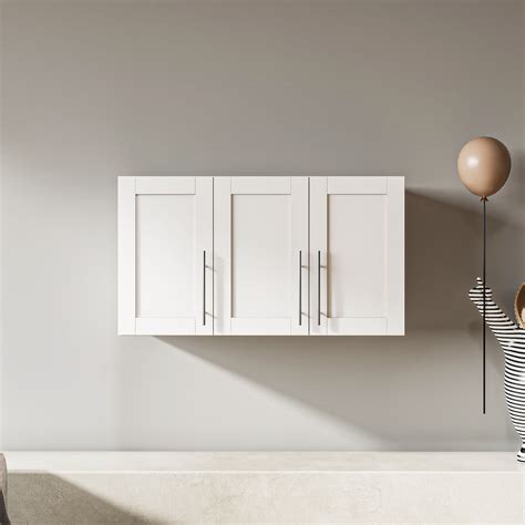 Ebern Designs Stackable Wall Mounted Storage Cabinet Laundry Room Wall