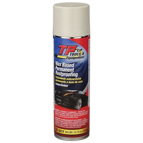 Tp Tools® Wax Based Permanent Rustproofing Coating 1375 Oz Spray