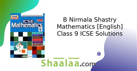 B Nirmala Shastry Solutions For Mathematics [english] Class 9 Icse Chapter 1 Rational And