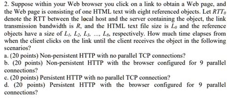 solved 2 suppose within your web browser you click on a link to