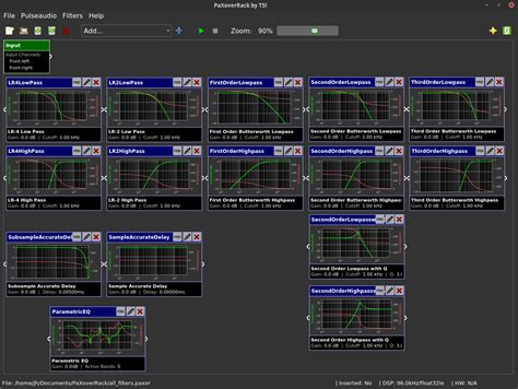 pulseaudio crossover rack t5 diy audio software and hardware