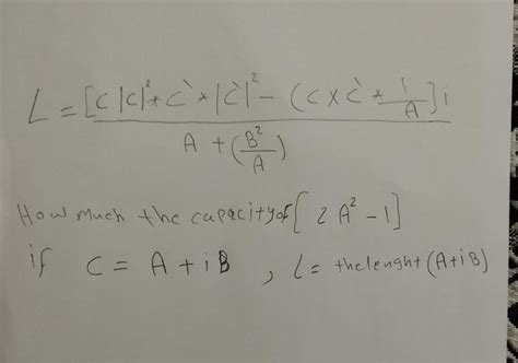 l a ab2 [c∣c∣2∗c′∗∣c2∣2 cxc′∗a1]i how much the