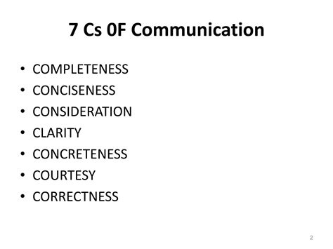 7 CS Of Communication Ppt