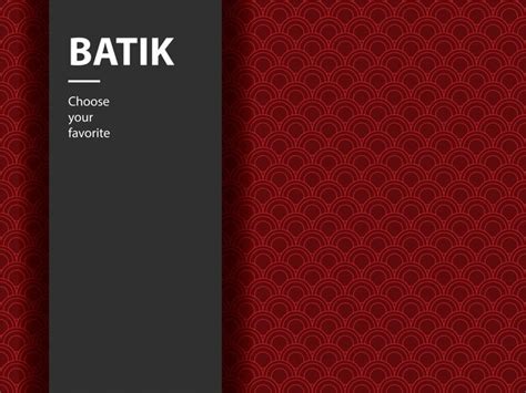 Premium Vector Batik Pattern Traditional Indonesia Motif Java Culture