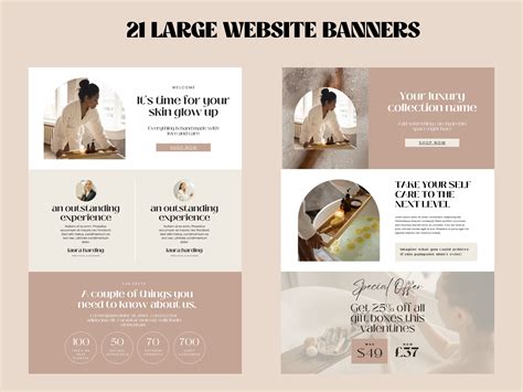 Shopify Banners Shopify Website Banner Website Template Shopify Canva Canva Templates
