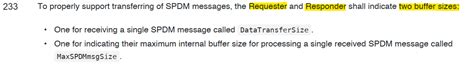 DataTransferSize Must Equal To MaxSPDMmsgSize When CHUNK CAP Not