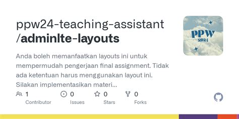 Github Ppw24 Teaching Assistantadminlte Layouts Anda Boleh Memanfaatkan Layouts Ini Untuk