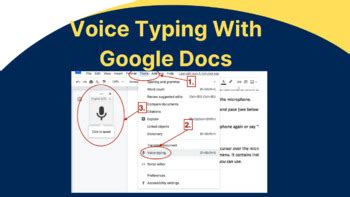 Google Docs Voice Typing By Authentic Experiences TPT