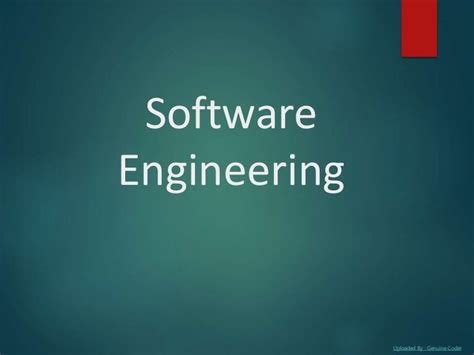Software Engineering Layered Architecture