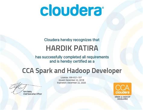 Cloudera Spark Cca175 Hadoop Sparkdeveloper Hardik Patira 20 Comments