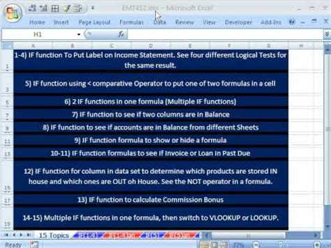 Excel Magic Trick IF Function Formula Examples YouTube