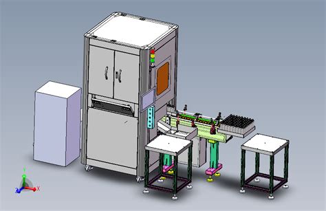 B1080 激光打印塑料二维码的设备 SOLIDWORKS 2018 模型图纸下载 懒石网