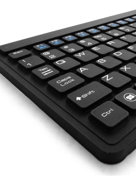 Industrial Waterproof Silicone Keyboard Ikb107 With Touchpad Ip68 Certified