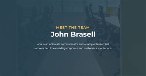 John Brasell Consultant Ch Consulting Group