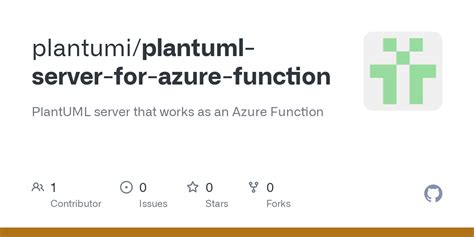 Github Plantumiplantuml Server For Azure Function Plantuml Server