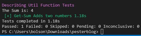 Rolling The Websphere Unit Testing Powershell Modules With Pester