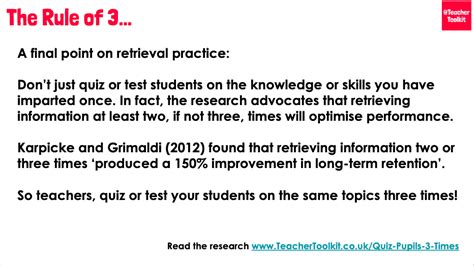 Retrieval Practice Theory And Application Teachertoolkit