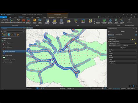Gis Buffer Diagram