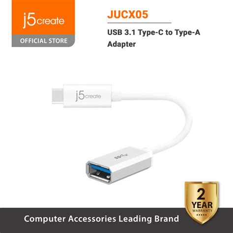 J5create Jucx05 Usb Type C™ 3 1 To Type A Adapter Mm