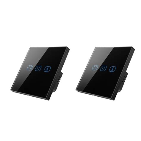 2개 조직 와이파이 Rf 스마트 스위치 50hz 리모콘 터치 커튼 롤러 셔터 블라인드는 전환합니다