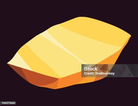 금광 너겟 귀중한 광석 채굴 개체 황금 게임 Ui 돌 키트 검은 색으로 격리 된 만화 보물 호박색 바위 다각형 바위 노란색 금속의 벡터 아이콘 0명에 대한 스톡 벡터 아트