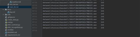 识别问题 Issue yeyupiaoling VoiceprintRecognition Pytorch GitHub