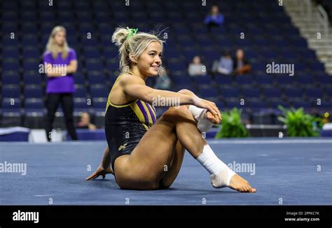 March 17 2023 Lsus Olivia Dunne During The Practice Sessions Of The