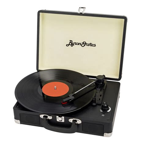 Byronstatics Record Player Vinyl Turntable Record Player 3 Speed With