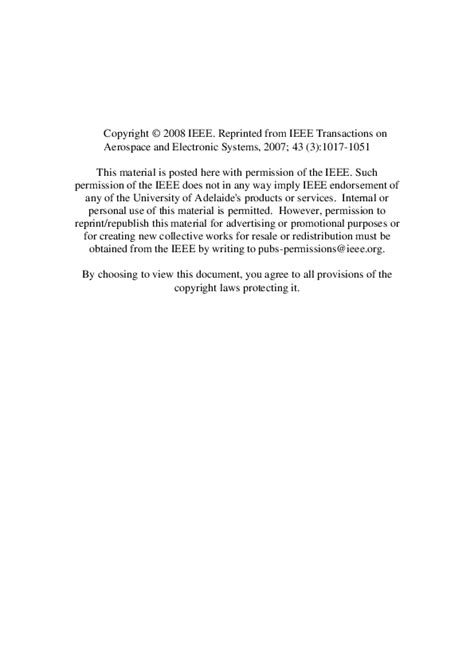 Pdf Modified Glrt And Amf Framework For Adaptive Detectors