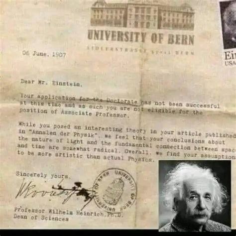 Hatem Bata On Linkedin Even Einstein Gets Rejected Sometimes Dont