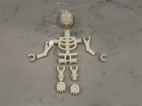 Single Plate Print Lego Skeleton 4 1 Improved By Maxelman Download Free Stl Model