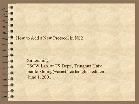 How To Add A New Protocol In Ns